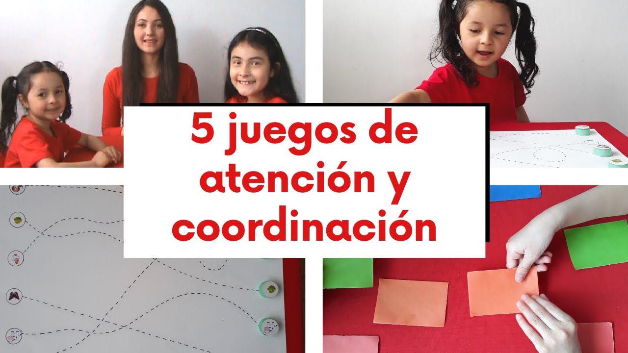 5 juegos para trabajar atención, concentración y coordinación