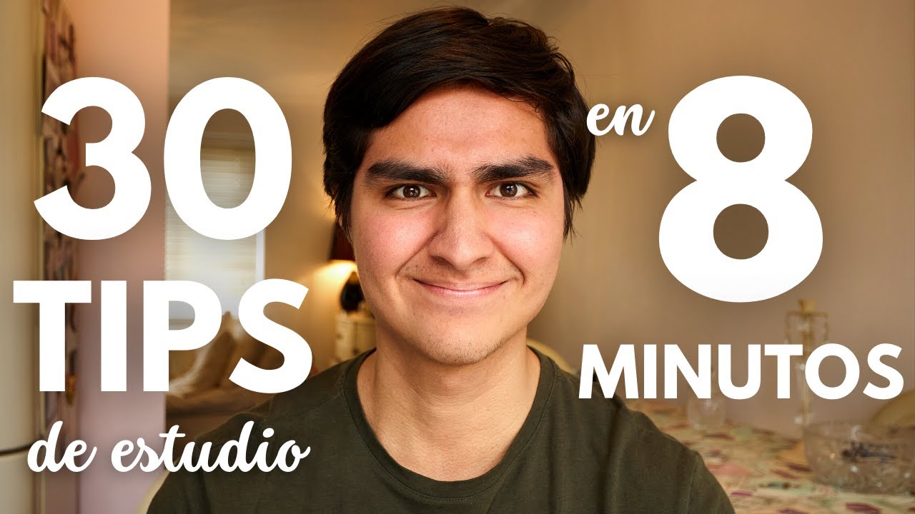 30 tips de estudio en 8 minutos | MÁXIMA productividad
